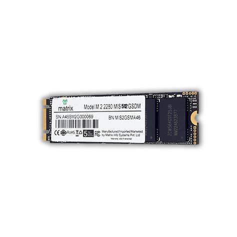Matrix 512gb X Stream Edition M 2 Ssd At ₹ 1599 Piece Solid State