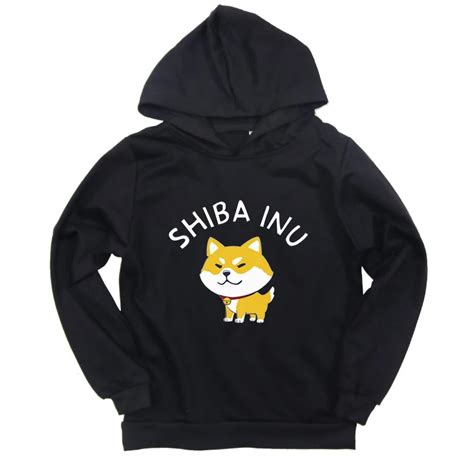 Толстовка с принтом «Шиба ину Для малышей сезон весна осень Детские свитшоты Одежда для