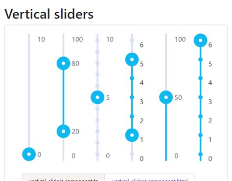 Mobile Friendly Range Slider Control Component For Angular Angular Script