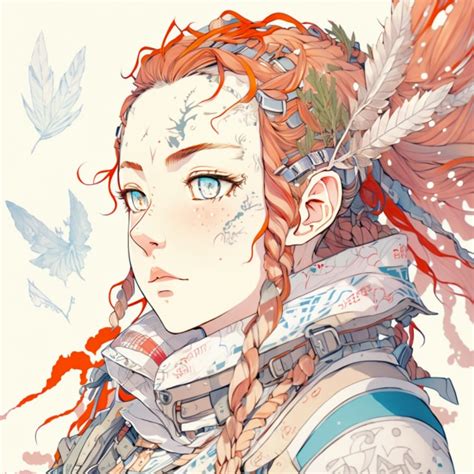 Aloy In The Art Style Of Shintaro Kago