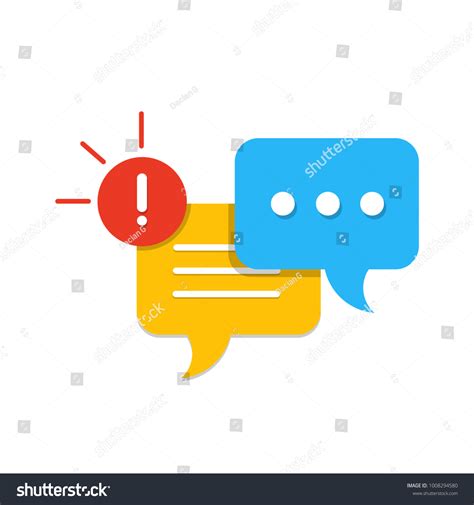 New Message Dialog Chat Speech Bubble Stock Vector Royalty Free 1008294580 Shutterstock