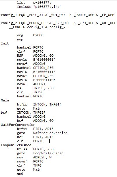 solved create a loop called incportc so that portc is