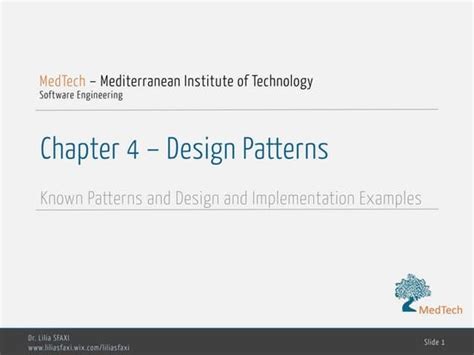 Design Pattern In Software Engineering Ppt