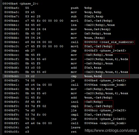Csapp Lab2 反汇编 二进制炸弹 0x14ebp Csdn博客