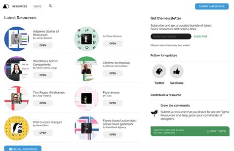 피그마figma 무료 리소스 사이트 모음템플릿 아이콘 Ui 키트