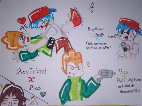 Babefriend Keith X Pico Cute Art Pico Keith