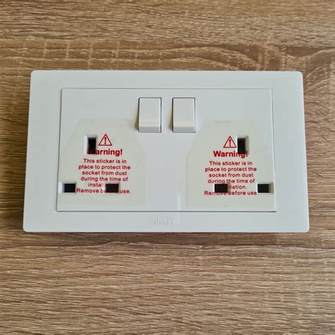 HAGER Muse WGMS213S 13A Double Socket PSB Compliance Le Industrior
