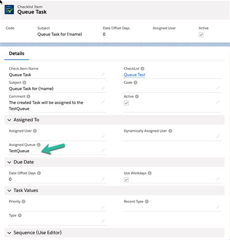 Checklist Task For Queues Checklist For Salesforce