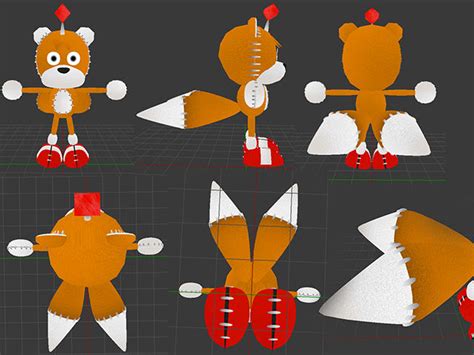 Tails Doll Model With 25 More Tails By Nibroc Rock On Deviantart