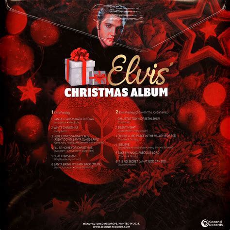 Elvis Presley Elvis Christmas Album Black Vinyl Edition Vinyl Lp