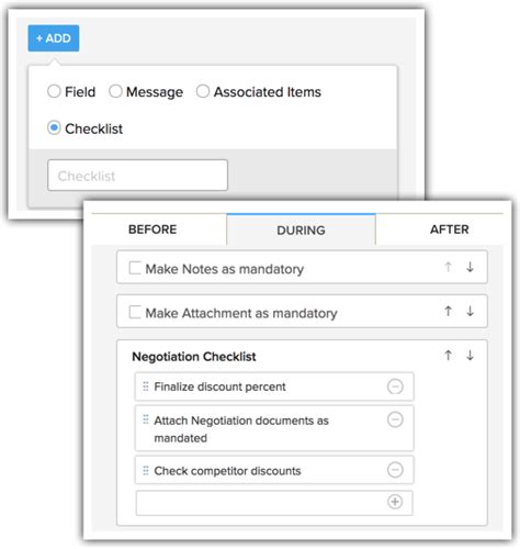 Créer un Blueprint Aide en ligne Zoho CRM