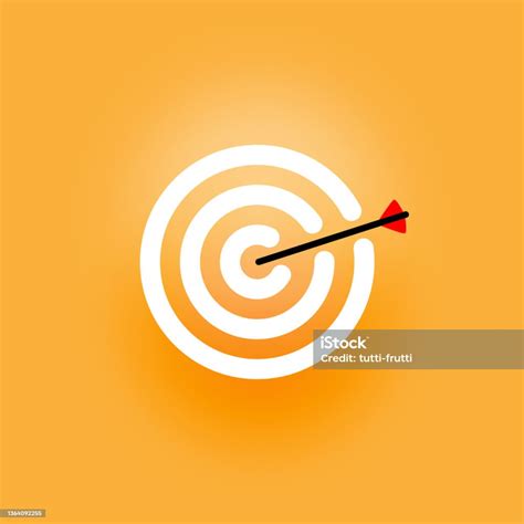 素敵な影の効果のイラストの上に矢印を付けてターゲット ビジネスターゲットのベクターアート素材や画像を多数ご用意 ビジネスターゲット