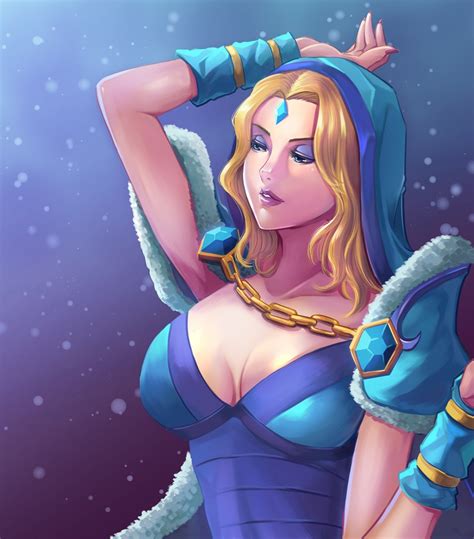 Crystal Maiden Dota And 1 More Drawn By Seed01010 Danbooru