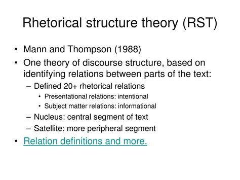 Ppt Pragmatics Ii Discourse Structure Powerpoint Presentation Free