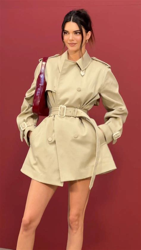 Only Kendall Jenner Could Pull Off Wearing A Trench Coat As A Minidress