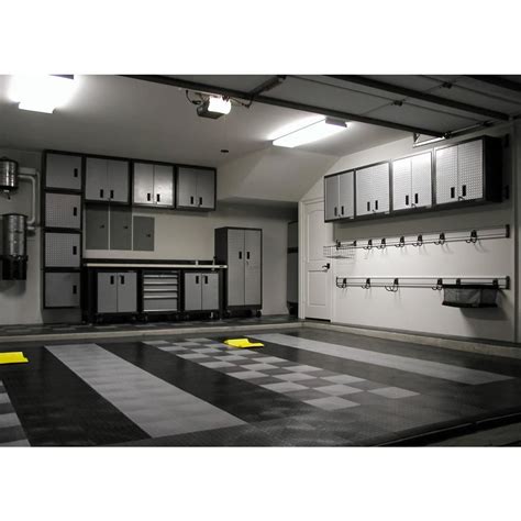 Motordeck 12 In X 12 In Diamond Graphite Modular Tile Garage Flooring