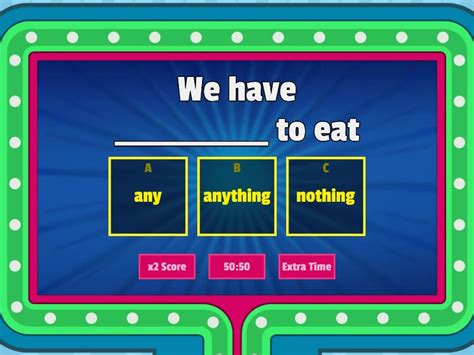 Quantifiers Game Revision Unit 10a Game Show De Tv