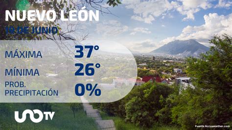 Clima En Nuevo León Para El 19 De Junio De 2023 Unotv