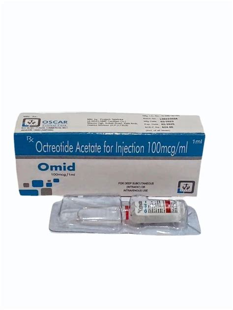 Octreotide 100 Mcg Injection At ₹ 624 Vial Octreotide Injection In