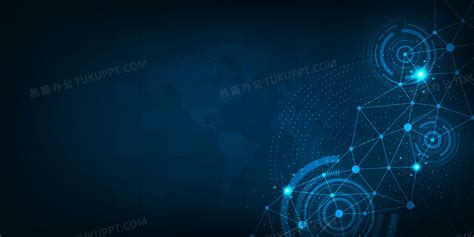 商务科技线条数据蓝色大气科技感背景背景图片素材免费下载熊猫办公