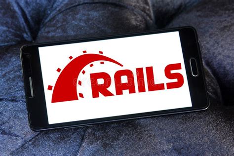 ruby on rails web application framework logo editorial photography