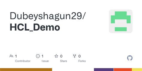 GitHub Dubeyshagun HCL Demo