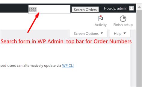 How To Add A Woocommerce Order Number Search Field To The Wp Admin Top Bar Tyche Softwares