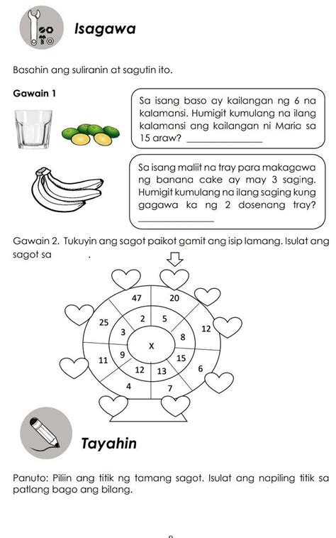 Pa Help Po Sa Isagawa Gawain 1 At 2 Thank You Po Brainly Ph