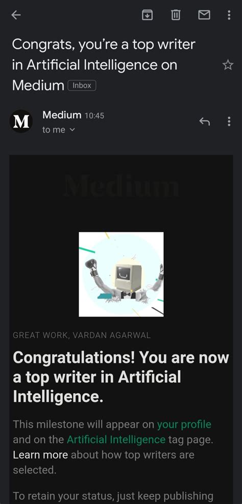 Vardan Agarwal On Linkedin Writing Artificialintelligence Medium 11 Comments