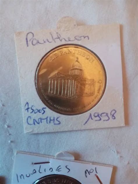 MÉDAILLE TOURISTIQUE MDP 75005 panthéon 1998 EUR 25 00 PicClick FR