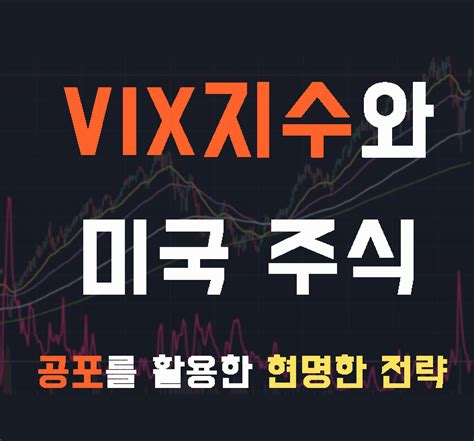 Vix 지수와 미국 주식 투자 공포를 활용하는 현명한 전략