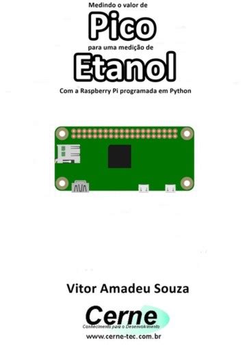 medindo o valor de pico para uma medição de etanol com a
