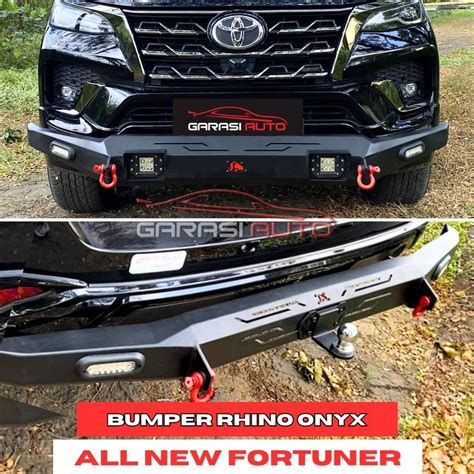 Jual Tanduk Depan Towiing Belakang All New Fortuner Bumper Besi Rhino