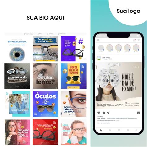 Template para Óticas Canva Elo7 Produtos Especiais