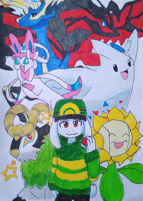 Undertale X Pokemon Asriel Dreemur By Gioelecusin On Deviantart