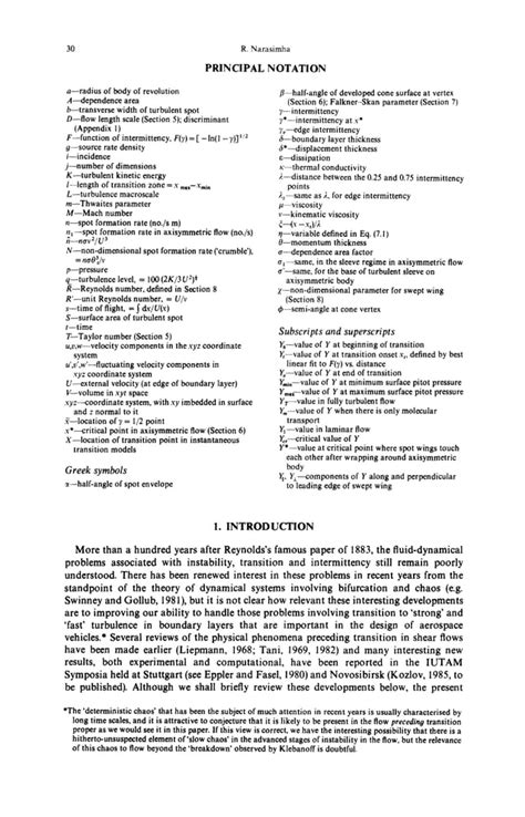 The Laminar Turbulent Transition Zone In The Boundary Layer Pdf Physics Science