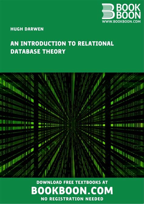 an introduction to relational database theory pdf databases
