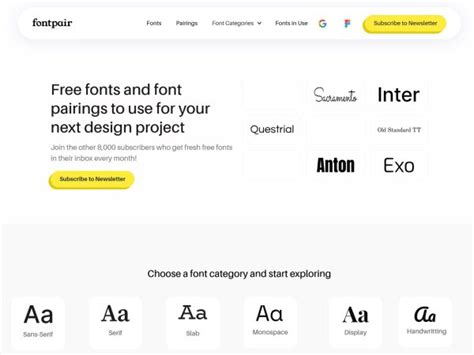 11 Font Pairing Websites To Unlock The Power Of Typography Pixcrafter