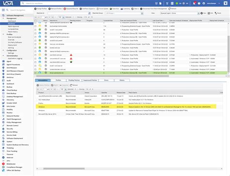 Windows Feature Updates Via Software Management Microsoft Enablement Package Patch Kaseya