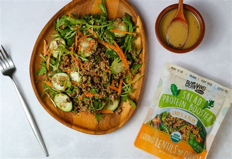 10 Min Lentil And Quinoa Salad Beanvivo