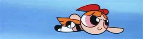 Blossom Flying Powerpuff Girls