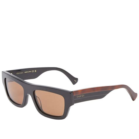 Gucci Mens Eyewear Gg1301s Sunglasses In Black Havana Gucci