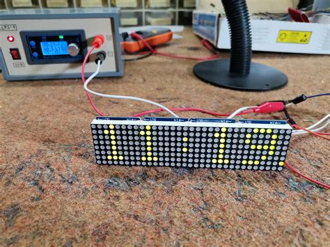 Esp8266 Led Matrix Clock Weather News Bitcion 4 Steps