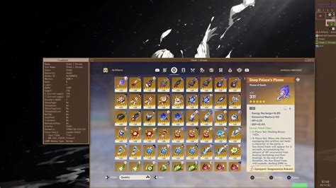 Artifact Editor Redesign Issue Frzyc Genshin Optimizer Github