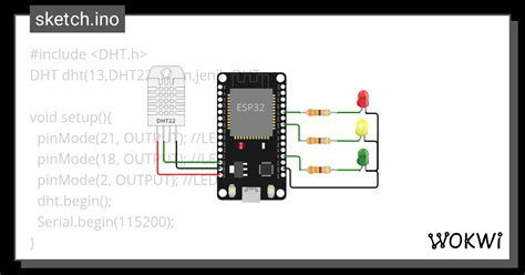 Latihan 2 Wokwi Esp32 Stm32 Arduino Simulator