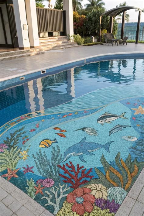 20 Creative Pool Mosaic Ideas To Transform Your Backyard In 2025