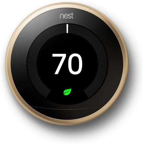 Термостат Nest Learning Thermostat 3nd Generation Stainless Gold ...