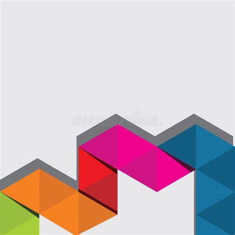 Triangle Color Gradient Pattern Stock Illustration Illustration Of