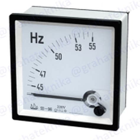Jual ANALOG FREQUENCY METER 45 55 Hz POINTER Type Shopee Indonesia
