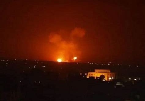 Syrian Military Confronts Israeli Airstrike Near Damascus World News